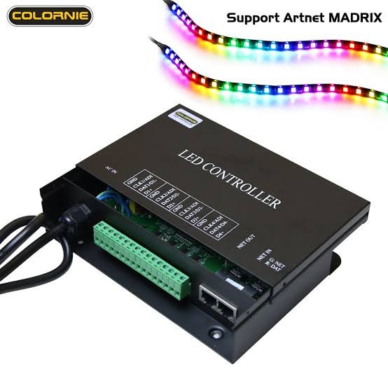 Jual Artnet to SPI Led controller H802RA for Madrix Jinx ws2811 ws2812 dll | Shopee Indonesia