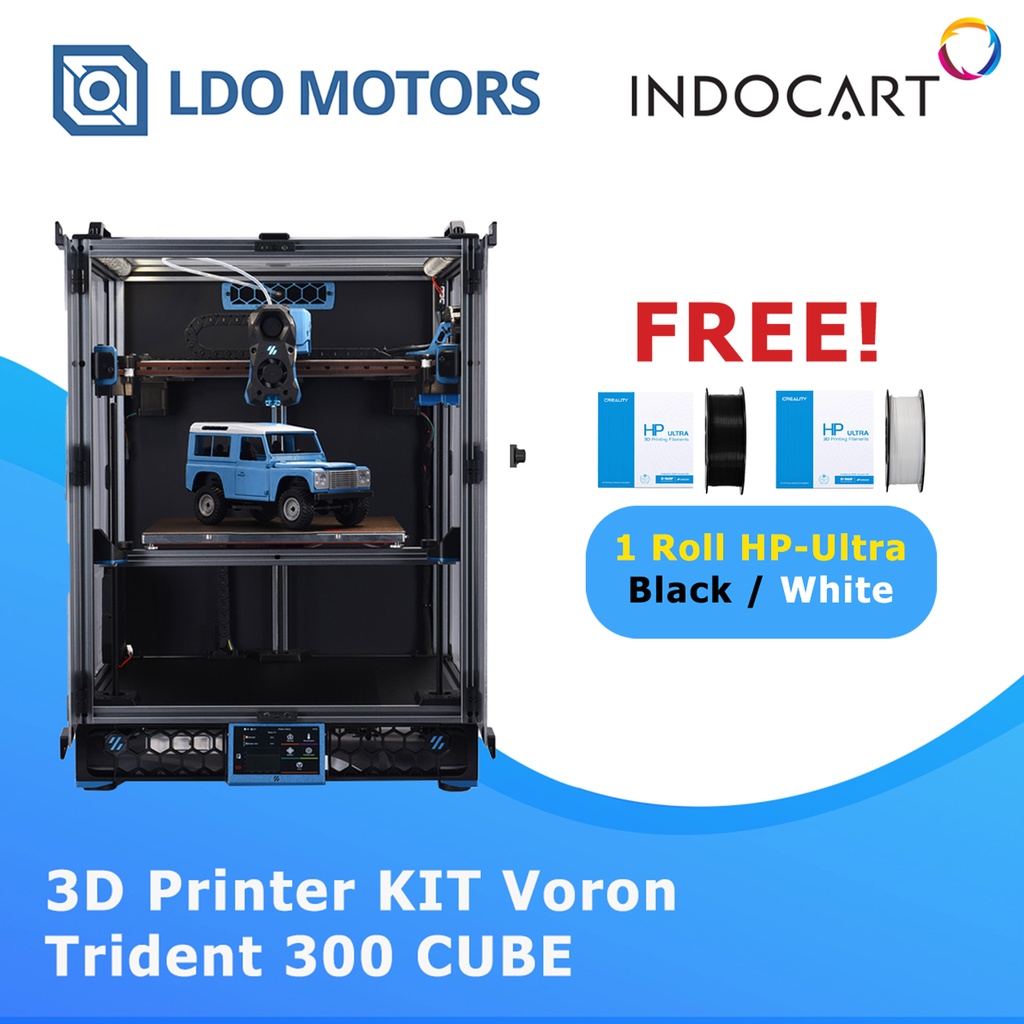 Jual Indocart 3D Printer Unit LDO VORON KIT Trident 300 CUBE Printer ...
