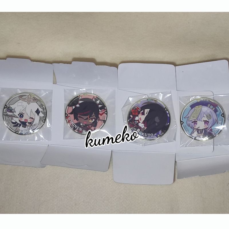 Jual Badge Official Genshin Impact x Sweet Paradise Cafe Suipara ...