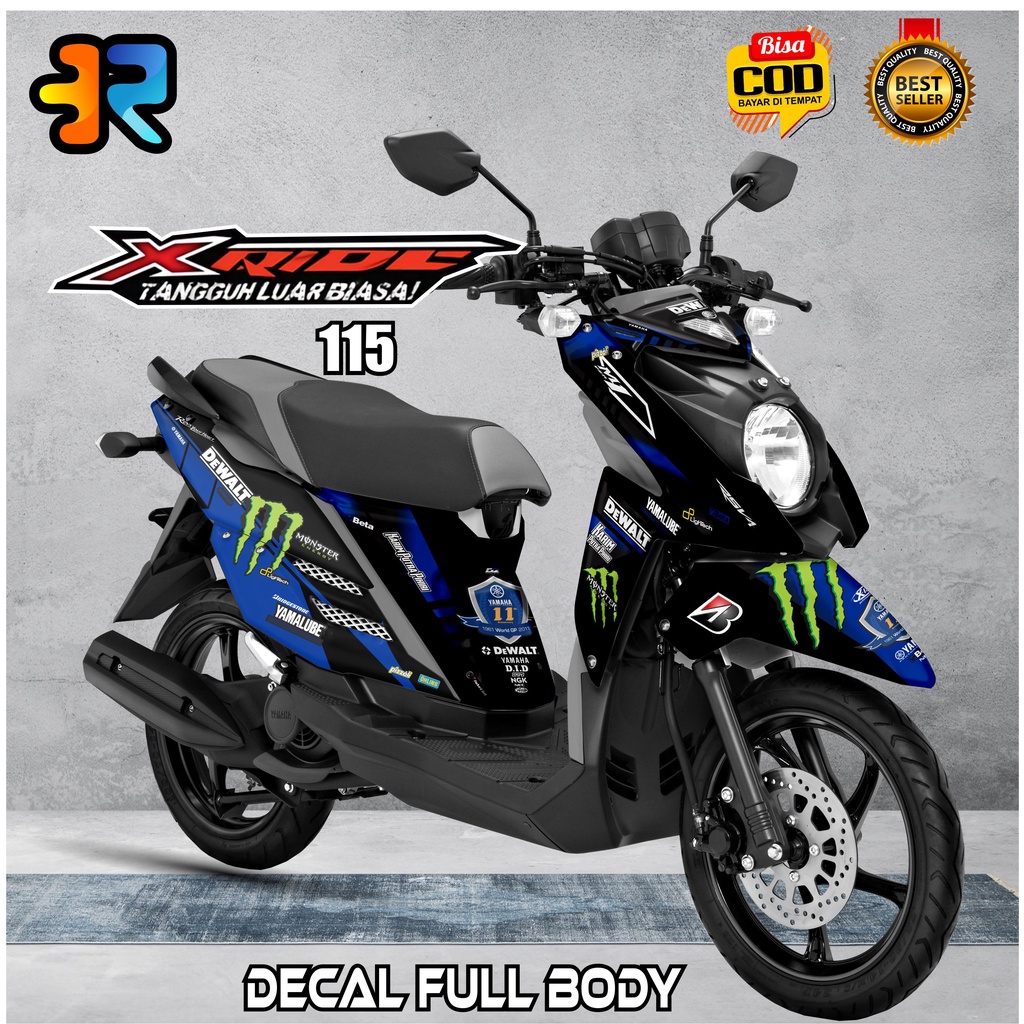 Jual Decal X-Ride 115 Stiker Full Body Variasi Desain MSE Tech3 ...