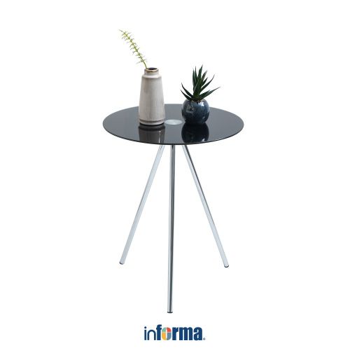 Jual Informa Triplicy Meja Sisi - Hitam End Table Meja Kecil Aesthetic ...
