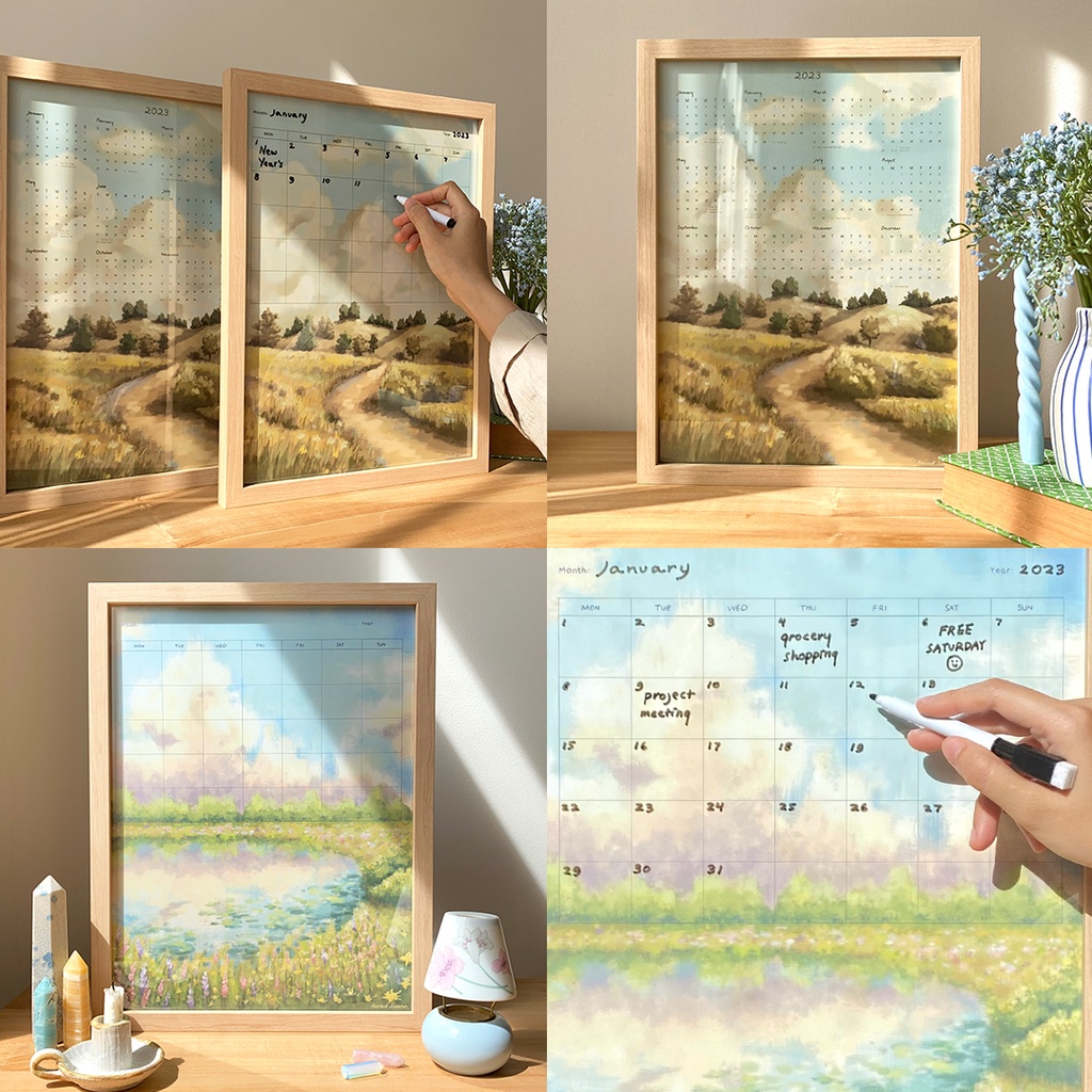 Jual Cozy Wall Planner (Calendar & Monthly Planner By Ancient Summer) I ...