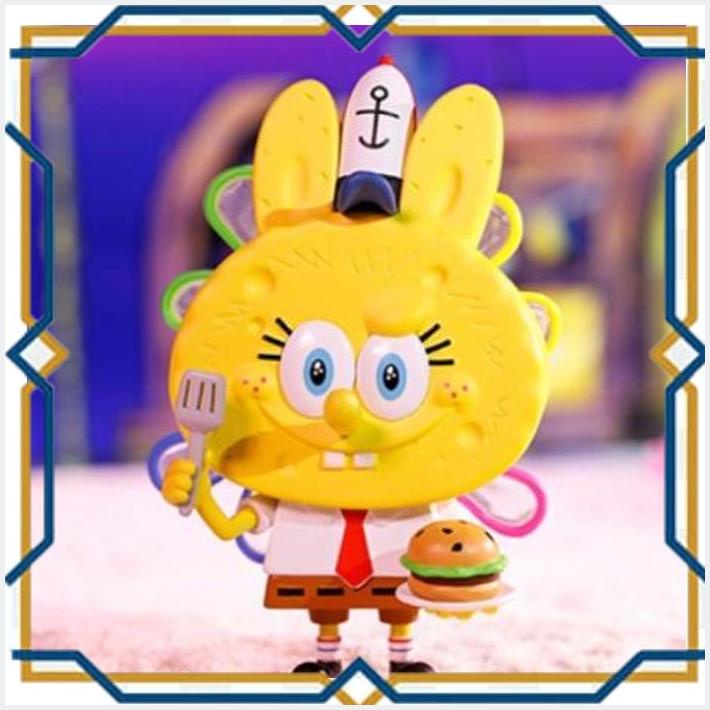 Jual [TTJ] Champion Chef Spongebob Labubu the Monsters Pop Mart Open ...