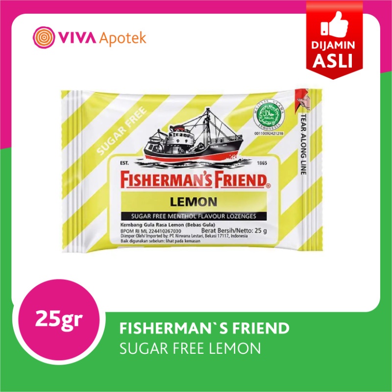 Jual Fisherman`S Friend Sugar Free Lemon (1 Sachet) | Shopee Indonesia Jual Fisherman`S Friend Sugar Free Lemon (1 Sachet) | Shopee Indonesia