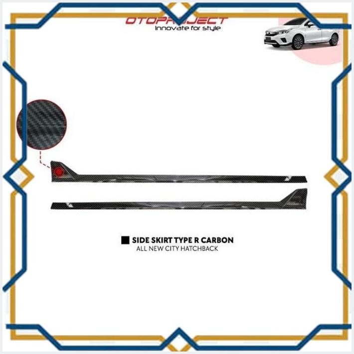 Jual [MOL] SIDE SKIRT BODY KIT SAMPING CARBON CITY HATCHBACK OTOPROJECT ...