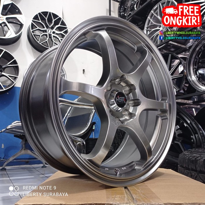 Jual Velg Mobil Murah R16 Hsr Wheel Misaki Velg Mobil Vios Civic Freed ...