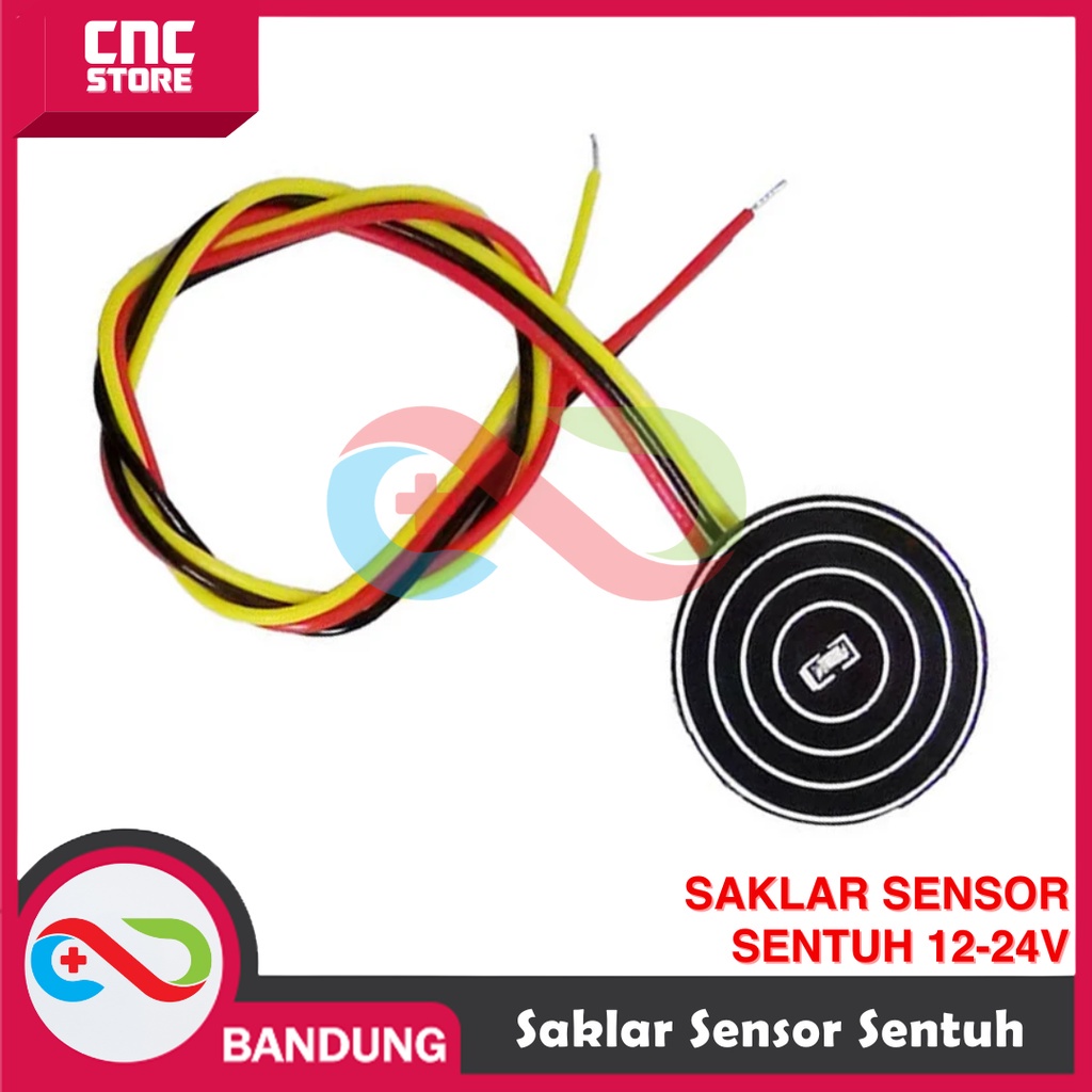 Jual SAKLAR SENSOR SENTUH 12-24V UNTUK LAMPU LED CERMIN KAMAR MANDI ...