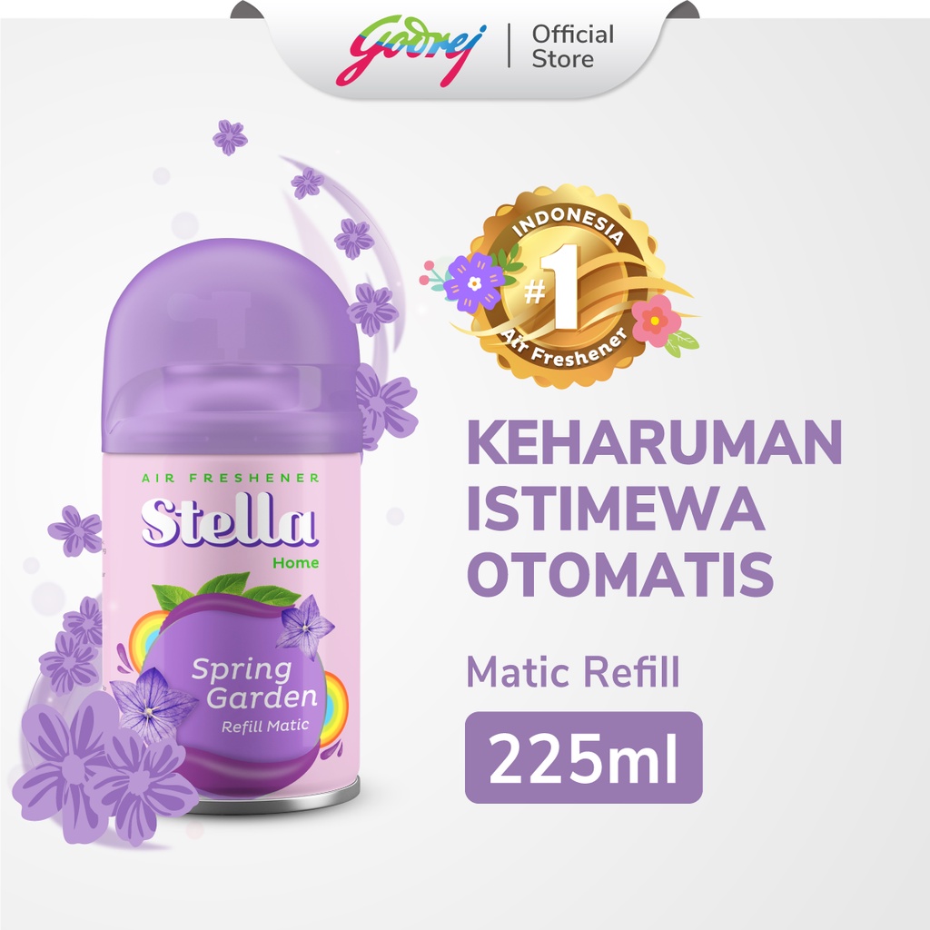Jual Stella Refill Matic Spring Garden 160ml - Refill Pengharum Ruangan Otomatis | Shopee Indonesia