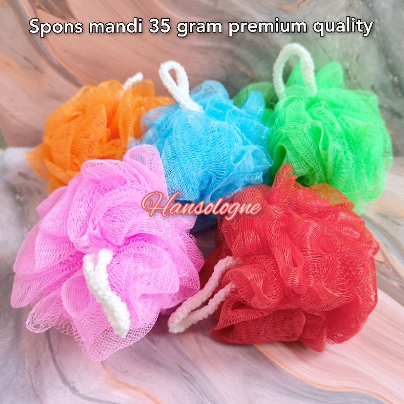 Jual Spon mandi bath sponge kualitas bagus shower puff | Shopee Indonesia