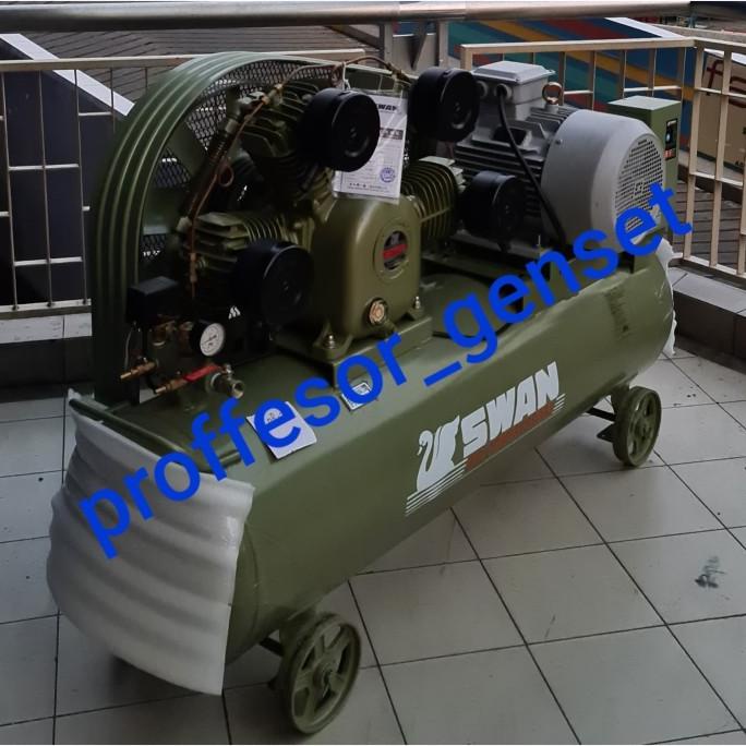 Jual Kompresor angin swan 15 hp ( pk ) komplit motor SWP 415 air ...