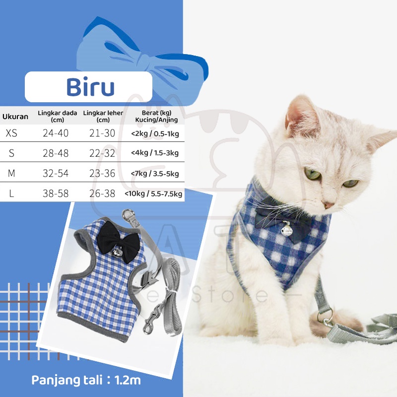 Jual Rompi Kucing Rompi Harness Tali Tuntun Harness ROMPI Rompi Harness ...