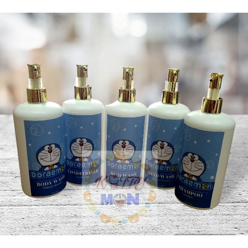 Jual Botol pump isi ulang 500 ml TUTUP GOLD ELEGAN doraemon | Shopee ...