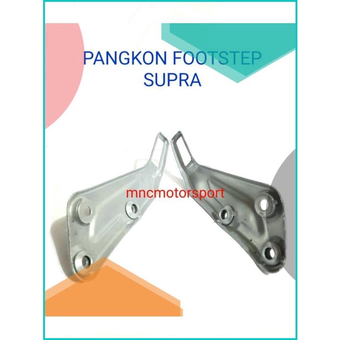 Jual PANGKON FOOTSTEP HONDA SUPRA BESI SILVER BREKET DUDUKAN FOOT STEP ...