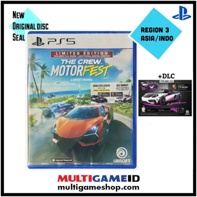 Jual PS5 The Crew Motorfest Limited Edition +DLC Asia R3 English ...