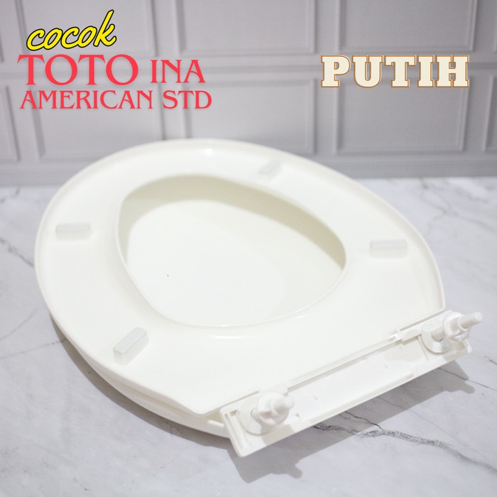 Jual TUTUP CLOSET DUDUK UNIVERSAL MODEL TOTO,AMERICAN STANDRD,INA WHITE ...