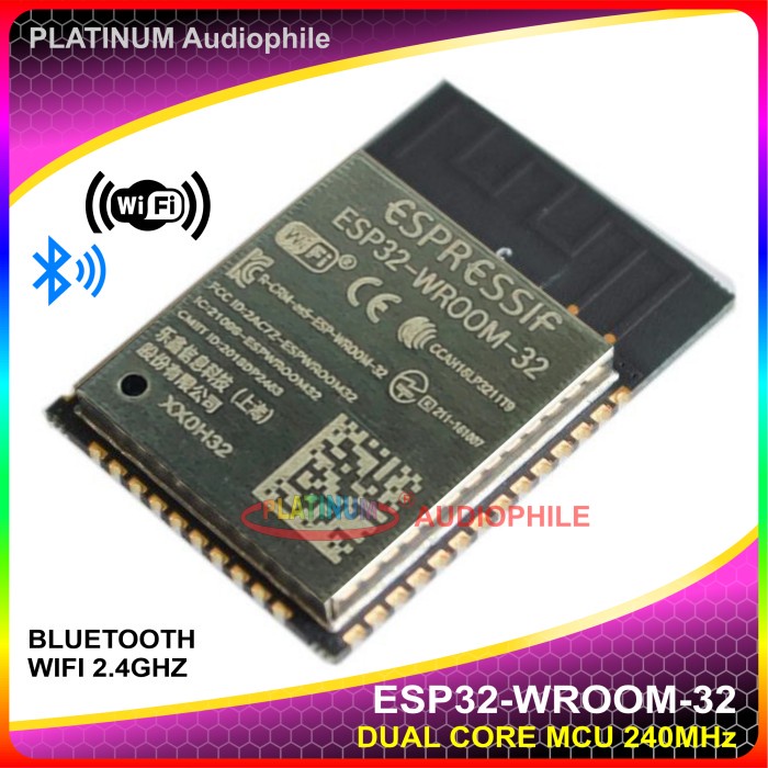 Jual ESP32 WROOM 32 ESP32 ESP-32 ESP32S WIFI 2.4GHZ BLUETOOTH CHIP IOT | Shopee Indonesia