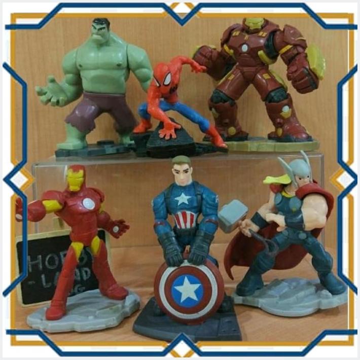 Jual [GSP] AVENGERS ASSEMBLE ANIMATED SERIES SET 6 PCS NEW SEALED ...