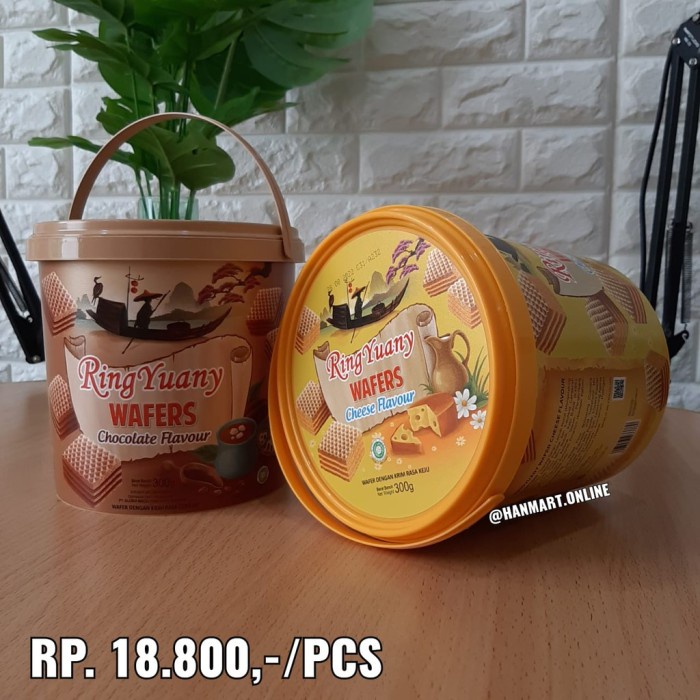 Jual Biskuit Wafer - Jual Wafer Toples 1 Dus / Ring Yuany Wafer 300G ...