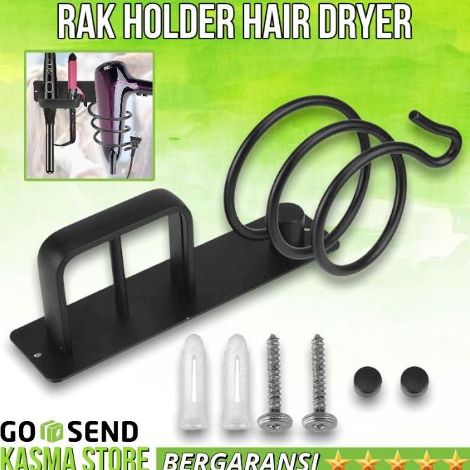 Jual Rak Holder Hair Dryer Catokan Rak Tempat Gantungan Pengering Rambut | Shopee Indonesia