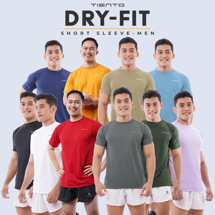 Jual Kaos Dry Fit Men Running Baju Olahraga Lari Pria | Shopee Indonesia