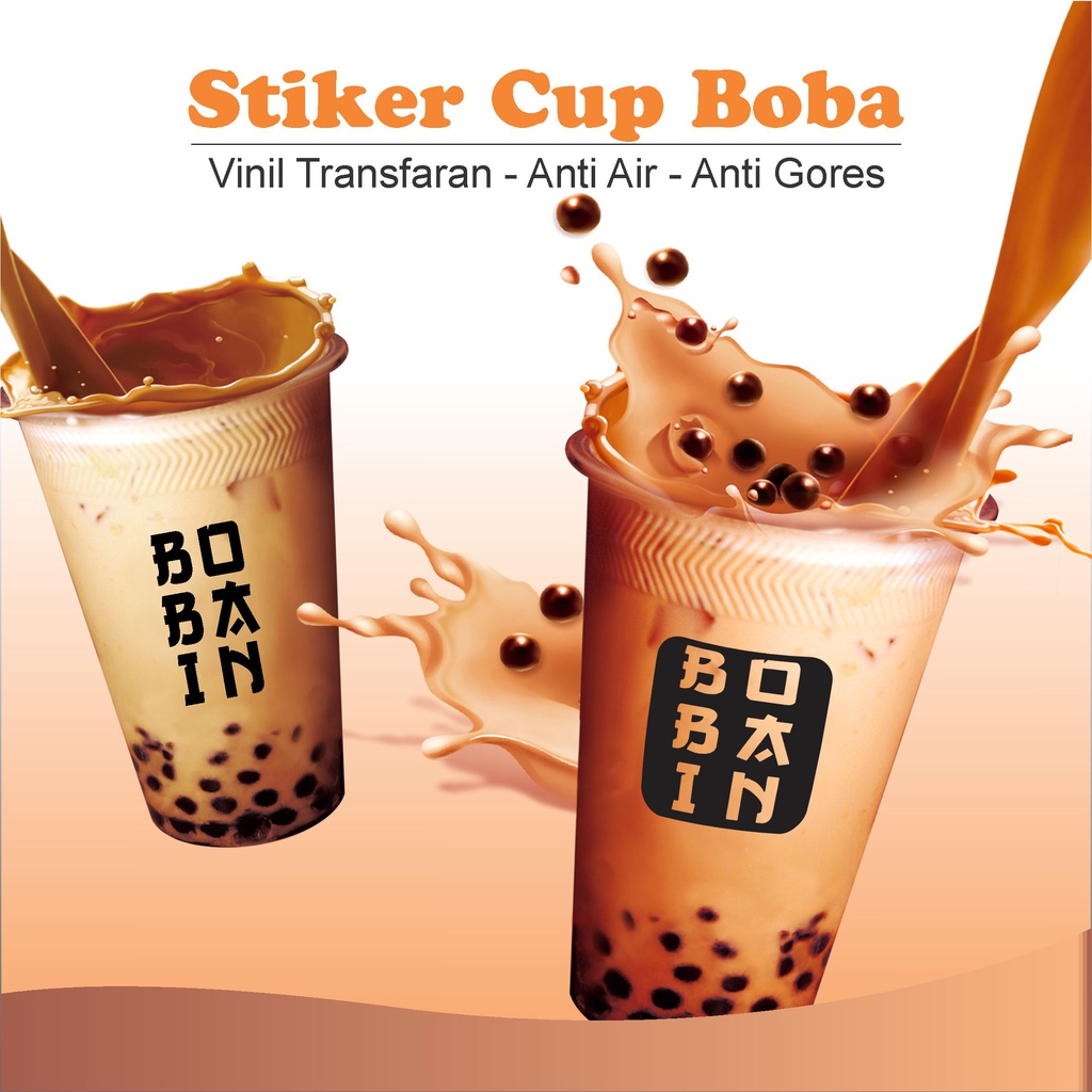 Jual Stiker Kemasan Boba isi 100 | Shopee Indonesia