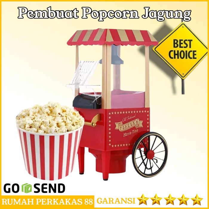 Jual Mesin Popcorn Elektrik Carnival Popcorn Maker Hot Air Electric ...