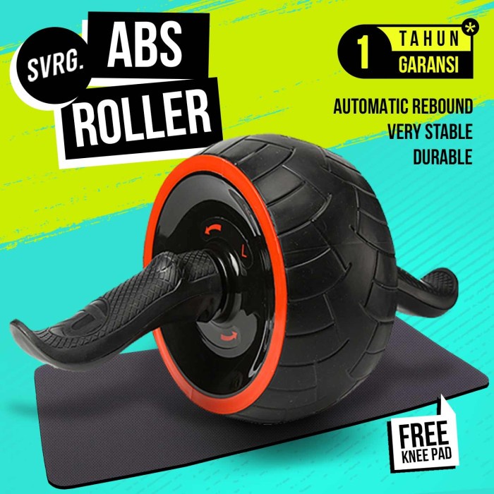 Jual Premium Abs Roller Svarga Ab Wheel Pro Sit Up Ab Roller | Shopee ...