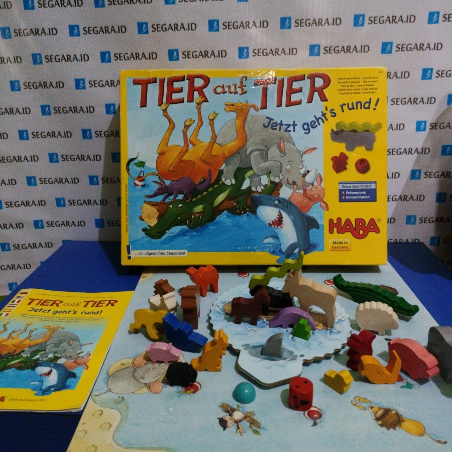 Jual Board Game - Tier Auf Tier Boardgame by Haba (Animal upon Animal ...