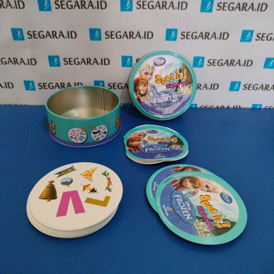 Jual Board Game - Spot it Alphabet Disney Frozen Edition by Blue Orange ...