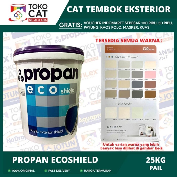 Jual CAT PROPAN ECOSHIELD ES-600 TINTING (BISA REQUEST WARNA)/ 25KG ...