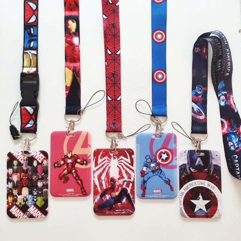 Jual Id Card Holder Name Tag Lanyard / Kalung Kartu Identitas Hero ...