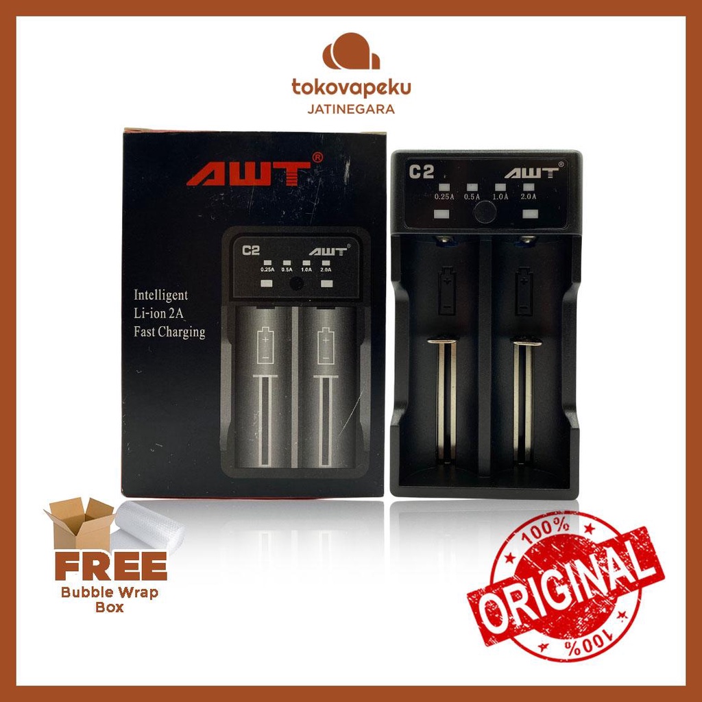 Jual AWT C2 CHARGER 2 SLOT CHARGER AWT C2 CHARGER BATERAI 2 SLOT ORI ...