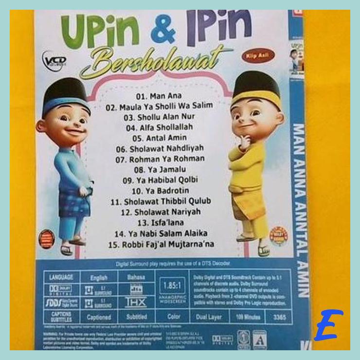 Jual | HNP | KASET VIDEO VCD LAGU SHOLAWAT ANAK ANAK UPIN DAN IPIN | Shopee Indonesia