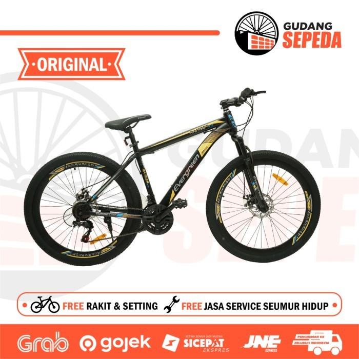 Jual Sepeda Gunung MTB 27,5 inch Evergreen Ranger 57 velg tinggi SNI ...
