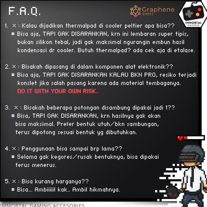 Jual Termurah [Im] Graphene Copper Sheet Thermal Sticker Graphite For ...