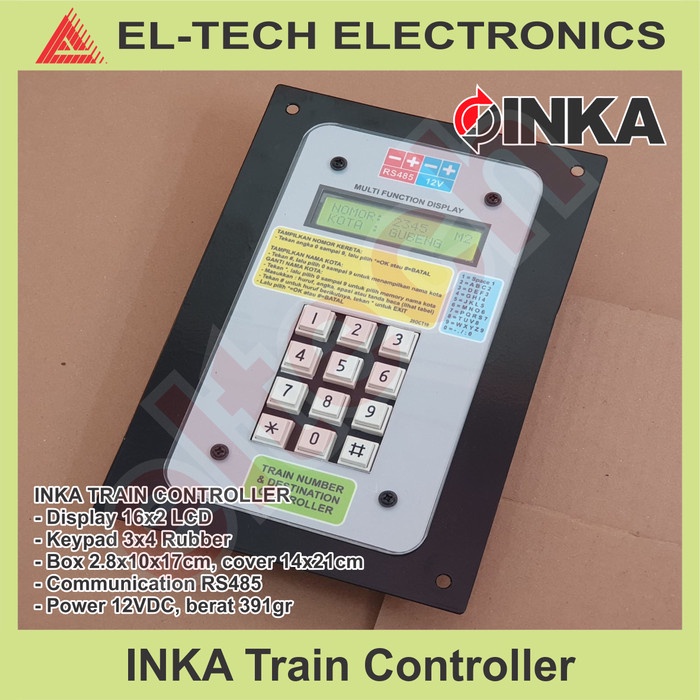 Jual TERLARIS Display Nomor Kota Tujuan Kereta Api INKA KAI Train ...