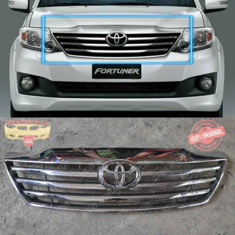 Jual Grill toyota fortuner 2012 2015 original | Shopee Indonesia