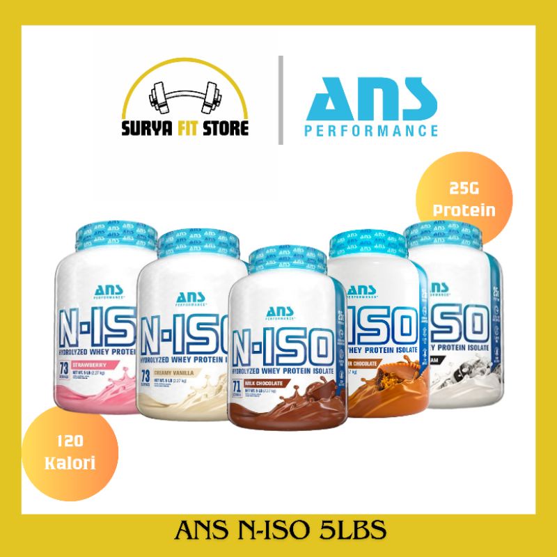 Jual ANS N ISO Hydrolyzed 5lbs Whey Protein Isolate | Shopee Indonesia