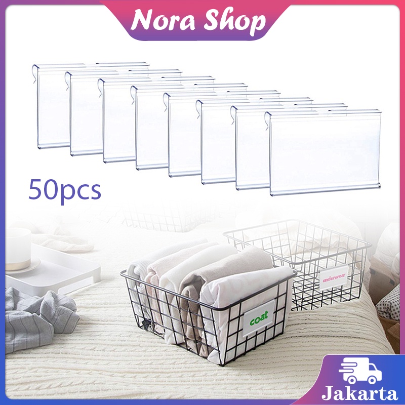 Jual 50pcs Price Tag Holder Price Tag Label Label Harga Mika Tag Harga ...
