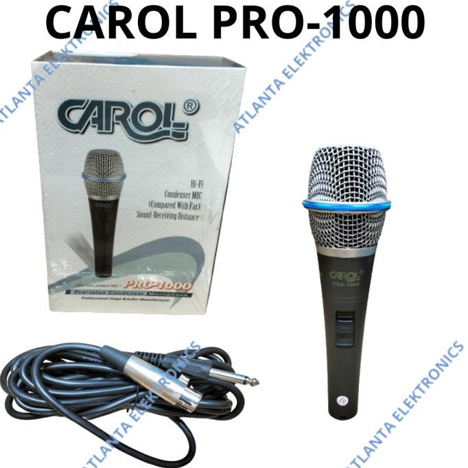 Jual Mic Kabel Condenser Carol Pro -1000 Originalnya Premium | Shopee ...
