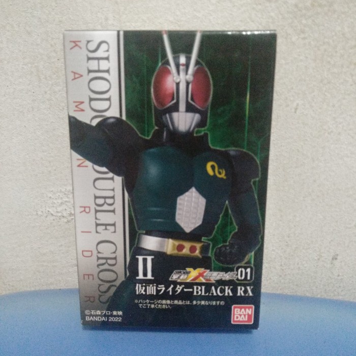 Jual Baru Shodo Double Cross Kamen Rider Black Rx Ksatria Baja Hitam Rx ...