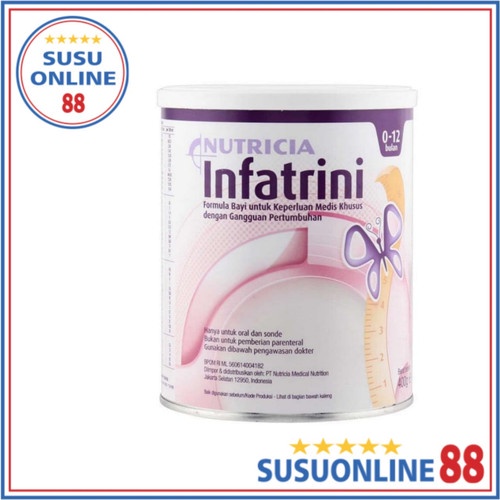 Jual INFATRINI POWDER 400 GRAM SUSU NUTRICIA | Shopee Indonesia