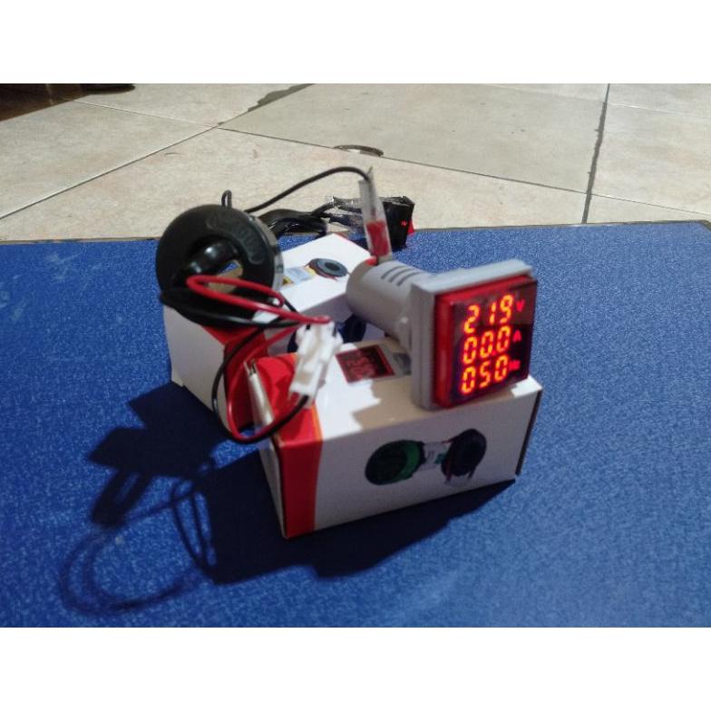 Jual Promo - Pilot Lamp Digital Ac 3 in 1 Voltmeter Amper Meter Dan Hz ... Jual Promo - Pilot Lamp Digital Ac 3 in 1 Voltmeter Amper Meter Dan Hz ...