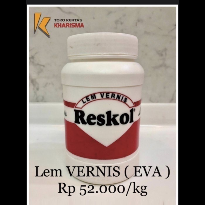 Jual Promo Lem Vernis ( Eva ) " Reskol " ( 1 Kg ) | Shopee Indonesia