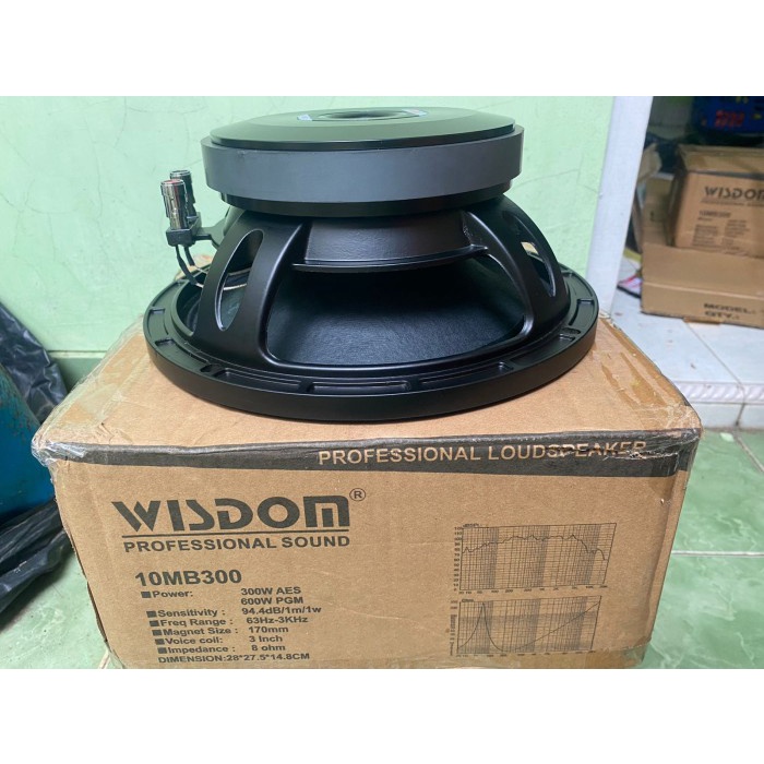 Jual New Ori Speaker Komponen Wisdom 10Mb300 - 10 Inchi Line Array ...