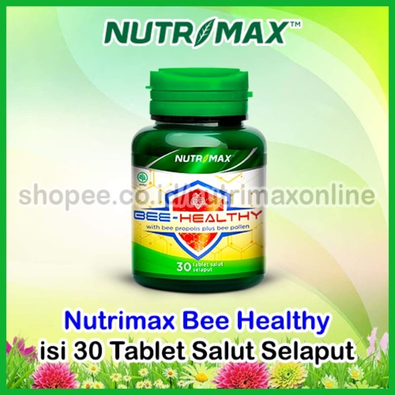 Jual Nutrimax Bee Healthy Isi 30 Tablet with Bee Propolis Plus Bee ...