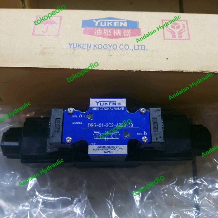 Jual SOLENOID YUKEN DSG-01-3C2-A220-50 / DSG 01 3C2 A220 50 YUKEN | Shopee Indonesia