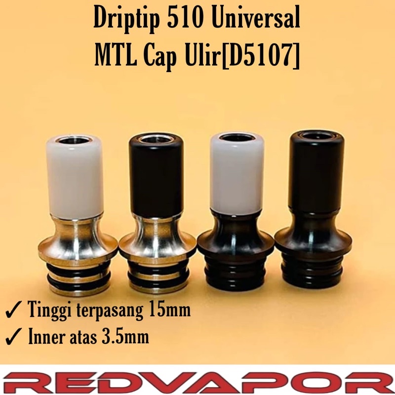 Jual Driptip 510 Ivant Universal Cap Ulir | D5107 | Shopee Indonesia