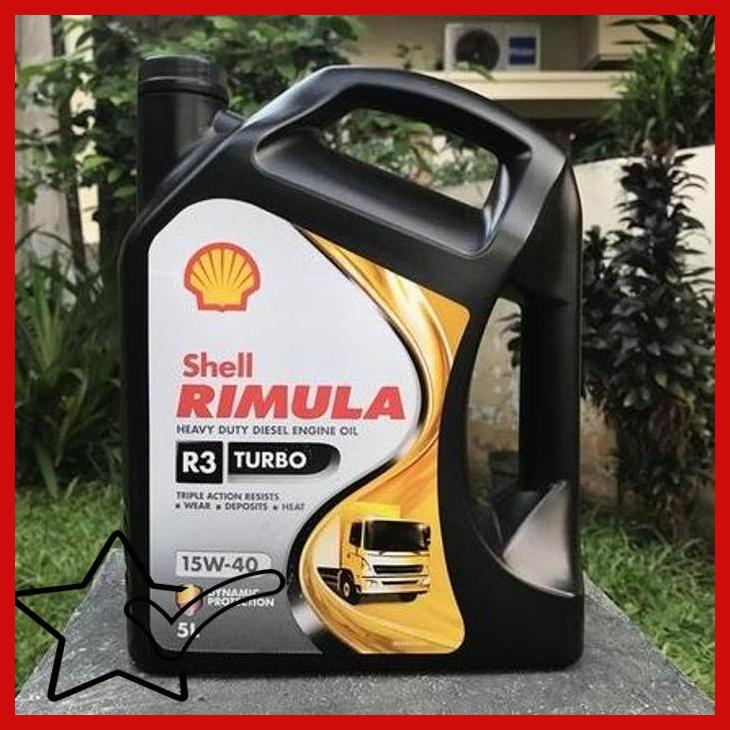Jual [CHM] OLI SHELL RIMULA R3 TURBO DIESEL SAE 15W-40 GALON 5 LITER ...