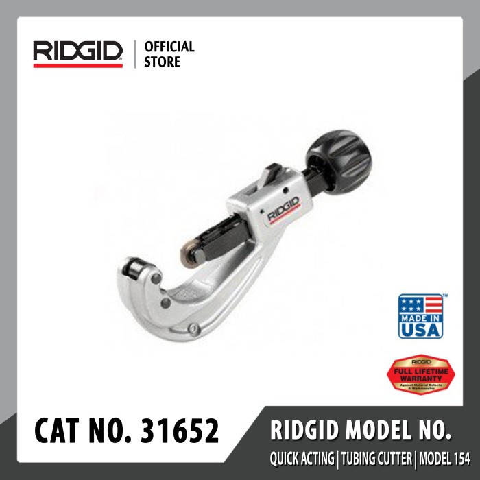 Jual Promo Ridgid Quick Acting Tubing Cutter 154-17/8-41/2-31652 ...
